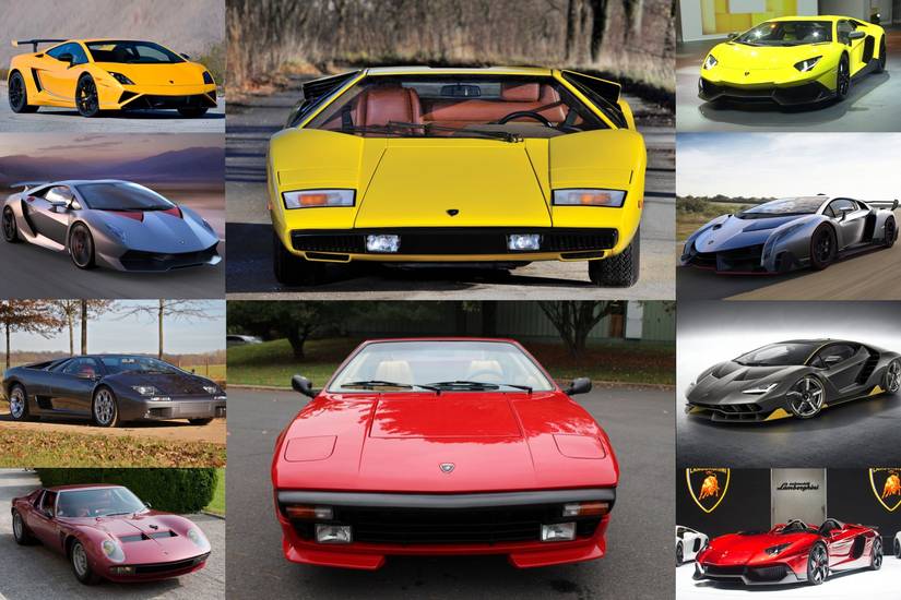 every lamborghini countach