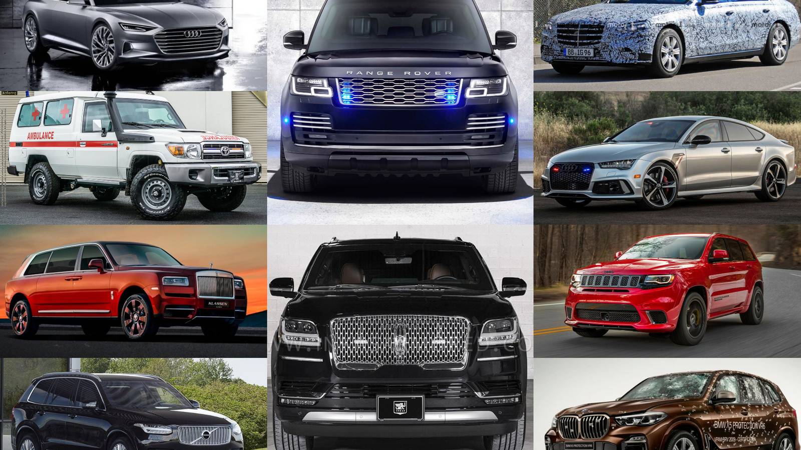 10 Armored Cars For VIPs