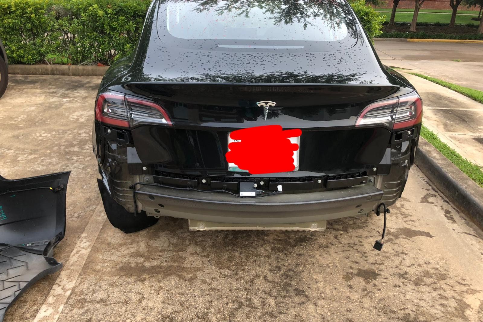 Tesla Model 3 Owners Complain Car Bumper Breaks In The Rain