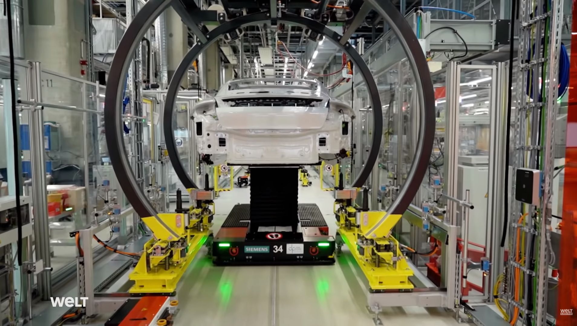 Watch An Army Of Robots Build The Porsche Taycan