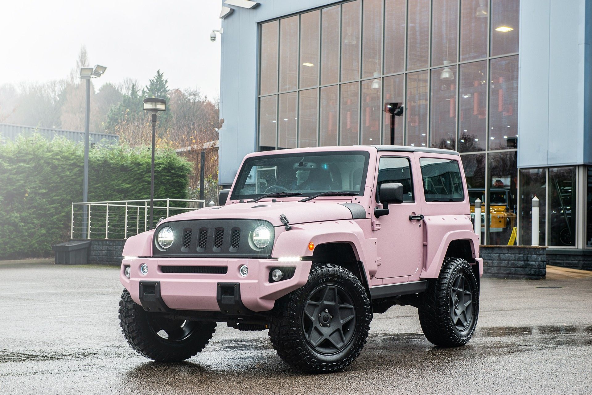 Jeep Wrangler Transformed Into A Pink Weapon