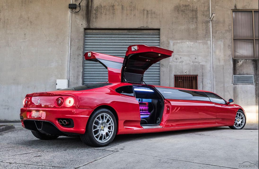 Stretched Ferrari Limo Is $300,000 Well Spent