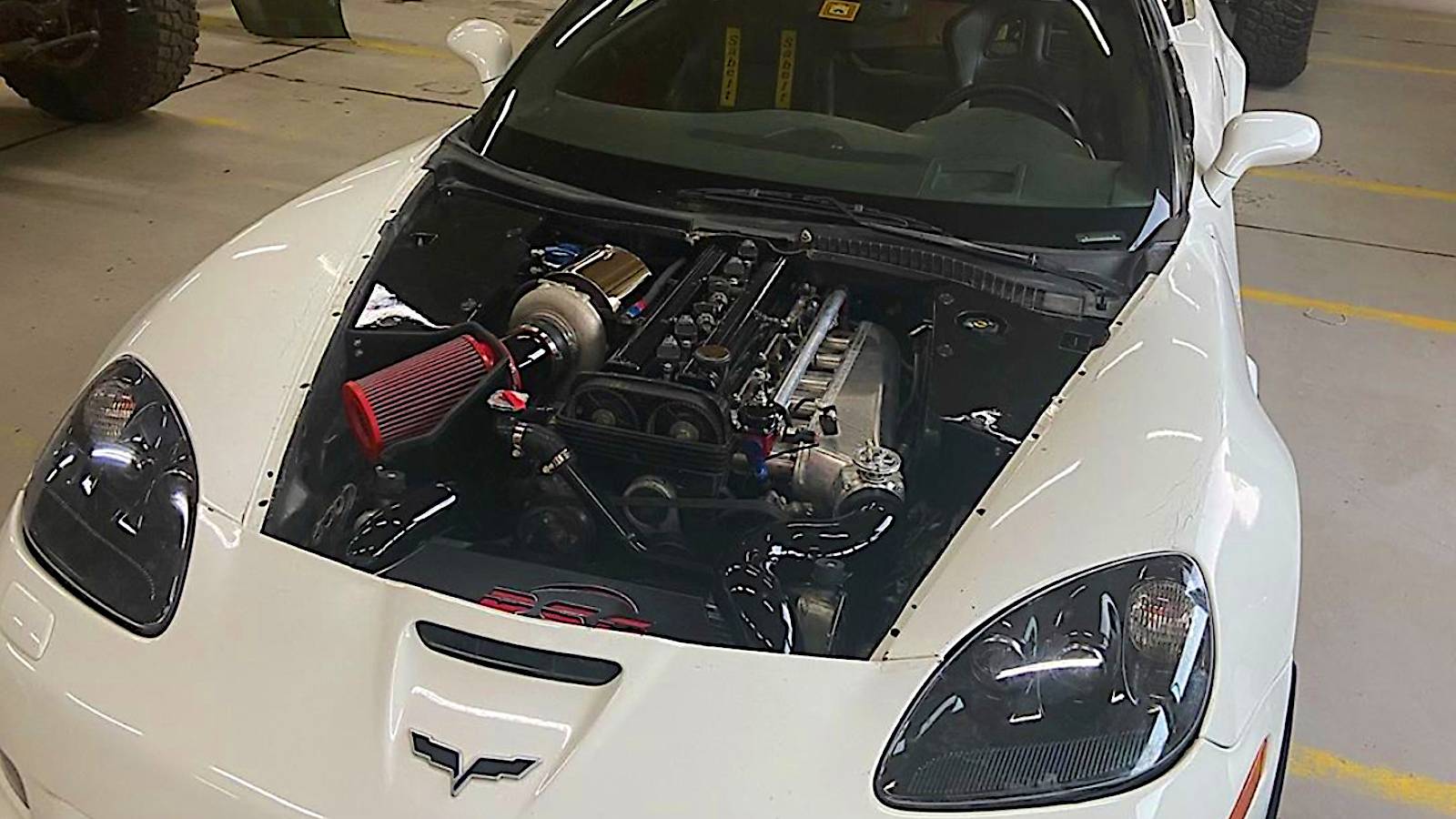 Someone Swapped A Toyota Supra Engine Into A Chevy Corvette Z06
