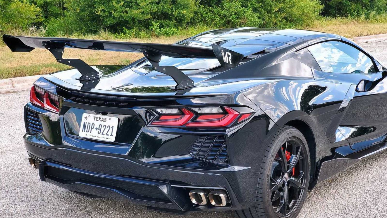 Carbon-Fiber High Wing Now Available For C8 Corvette
