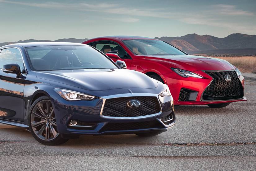 Infiniti Q60 Red Sport Vs. Lexus RC F: A Luxury Coupe Showdown