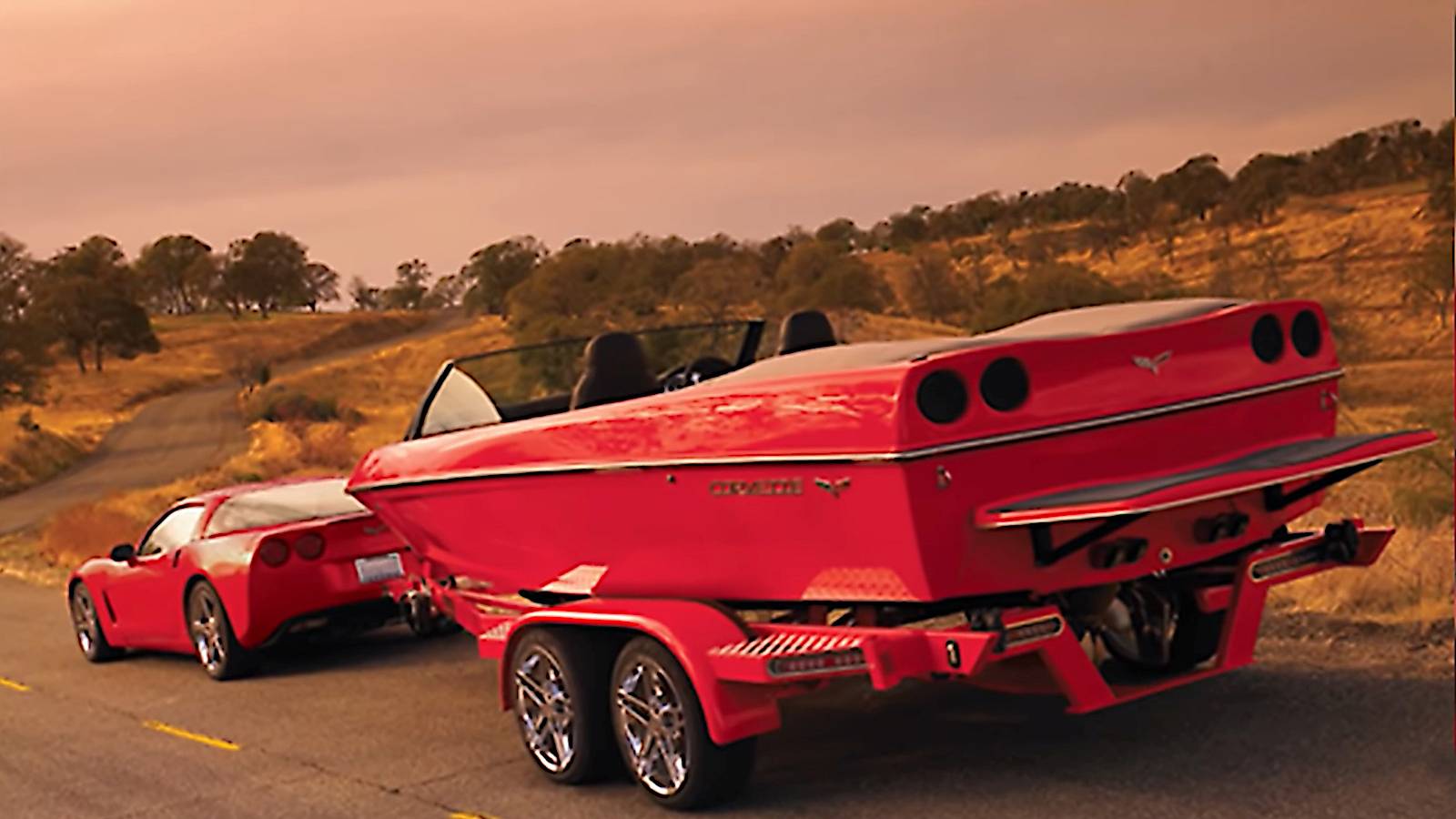 The First Mid-Engine Corvette Was Actually A Boat