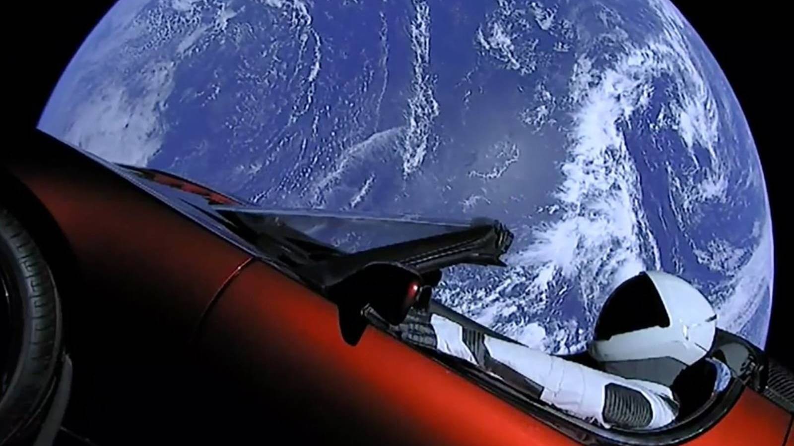 Elon Musk's Tesla Roadster Just Passed Mars