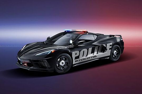 We'd Love To Get Pulled Over By This C8 Corvette Cop Car