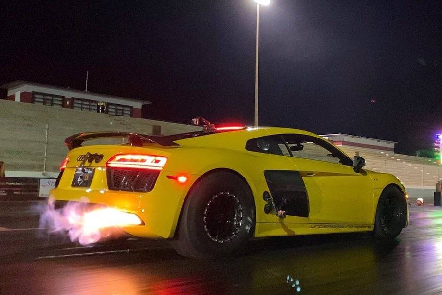 2,000-HP Audi R8 Smashes 7-Second Quarter-Mile