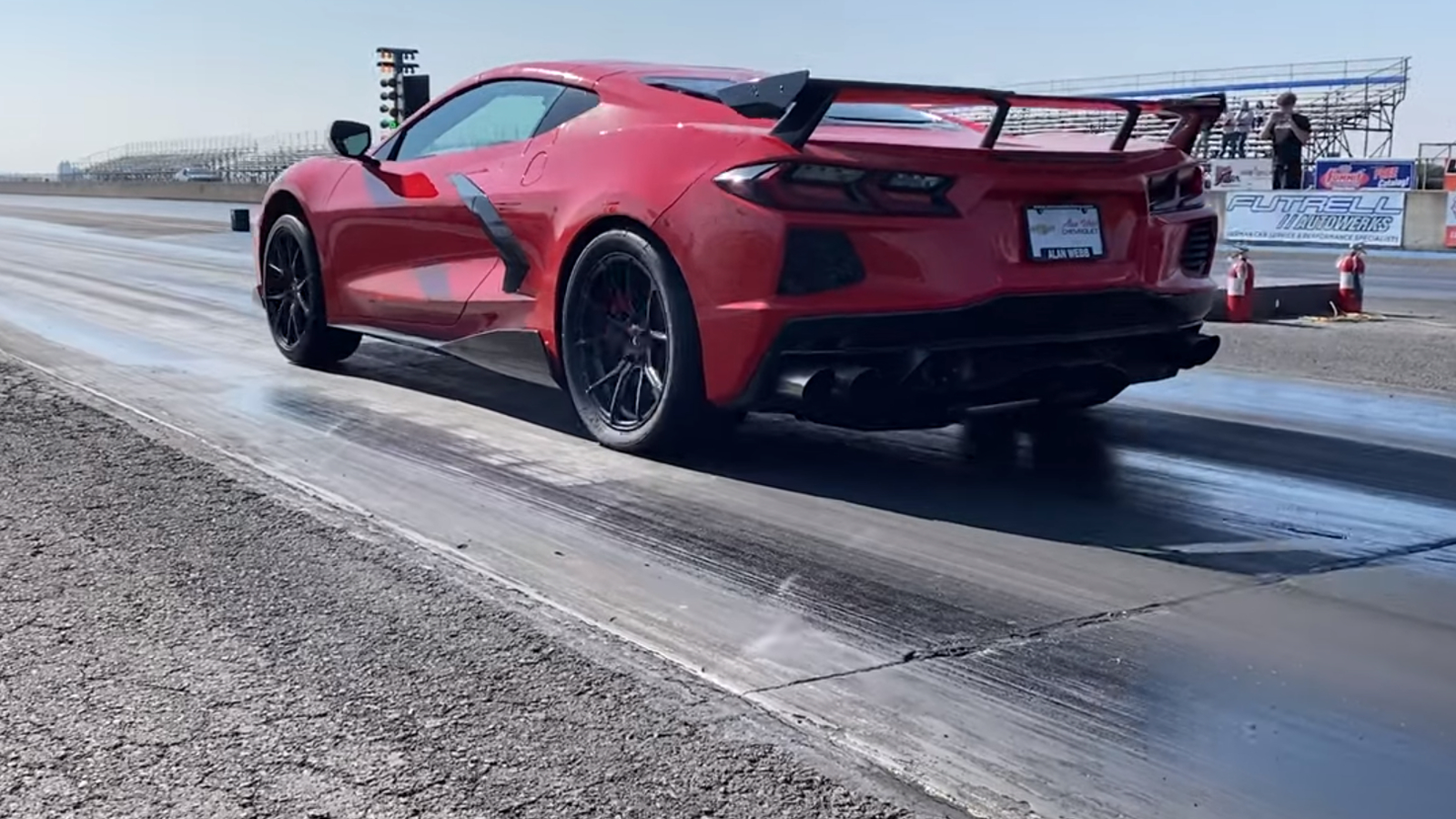 Watch 1,000-HP C8 Corvette Set 9-Second Quarter-Mile