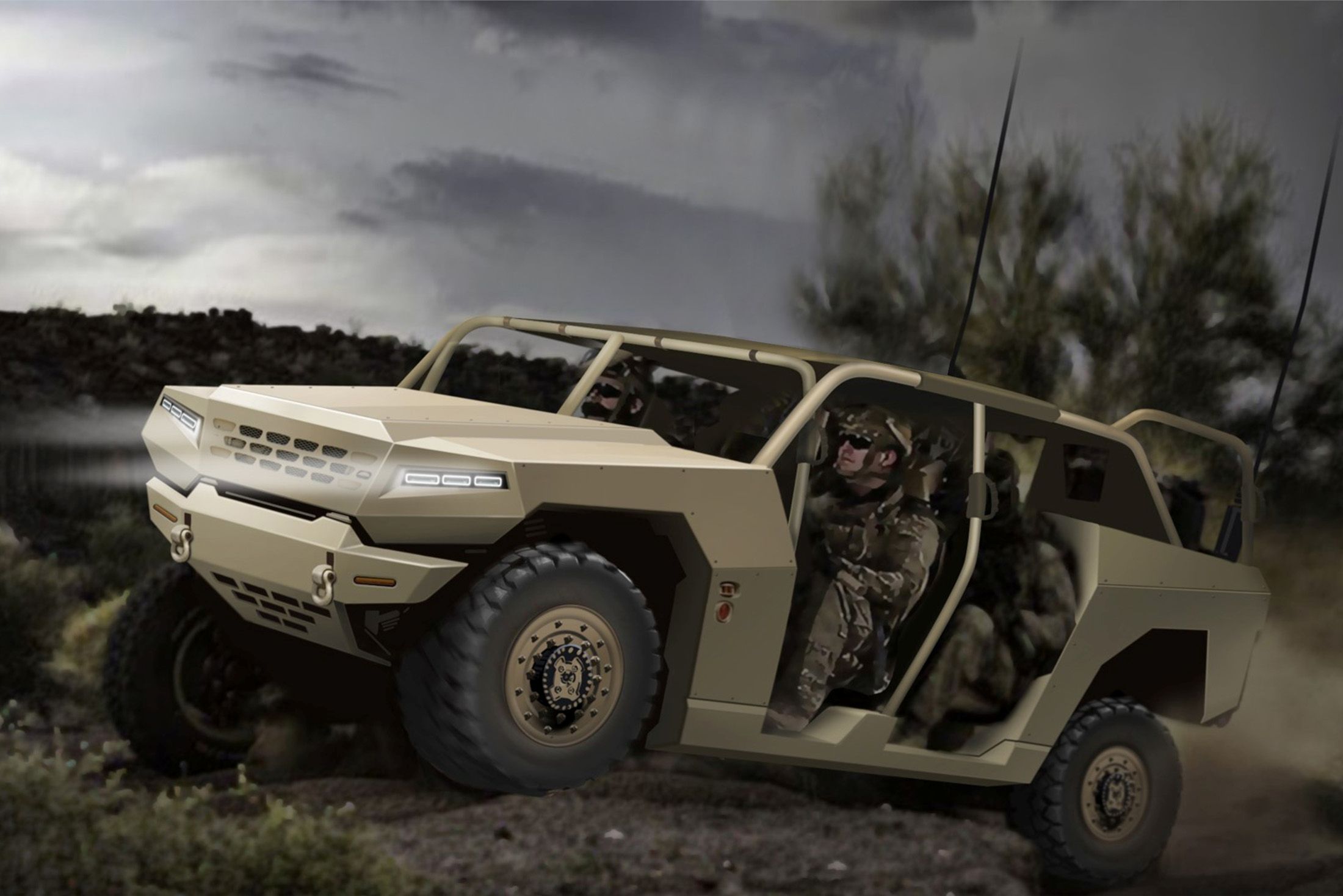 Kia Is Working On New Military Humvee