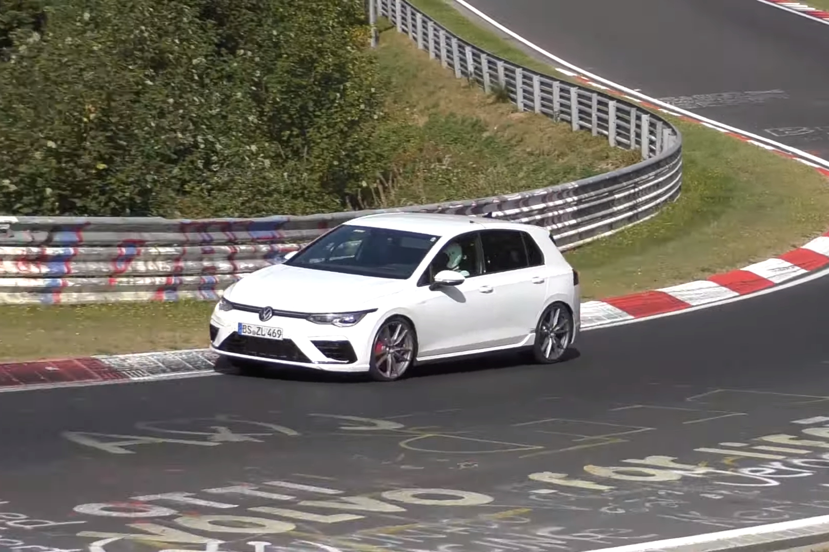 VW Golf R Spied Testing With A Manual Gearbox