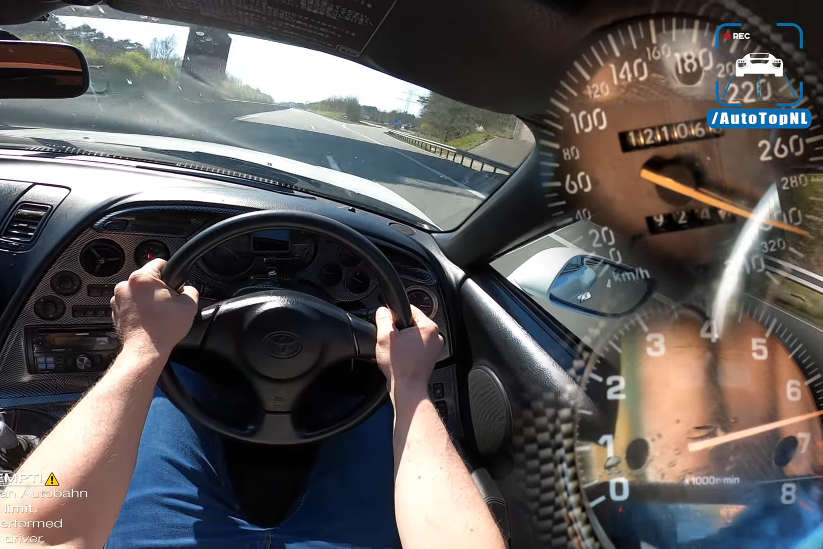 Watch A 1,240 HP Toyota Supra Hit Nearly 200 MPH