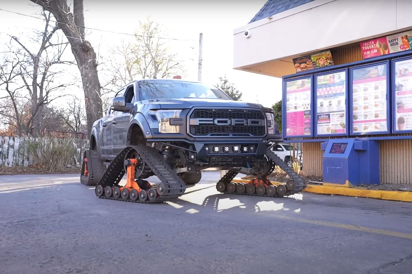 Ford F-150 Raptor Converted Into A Tank