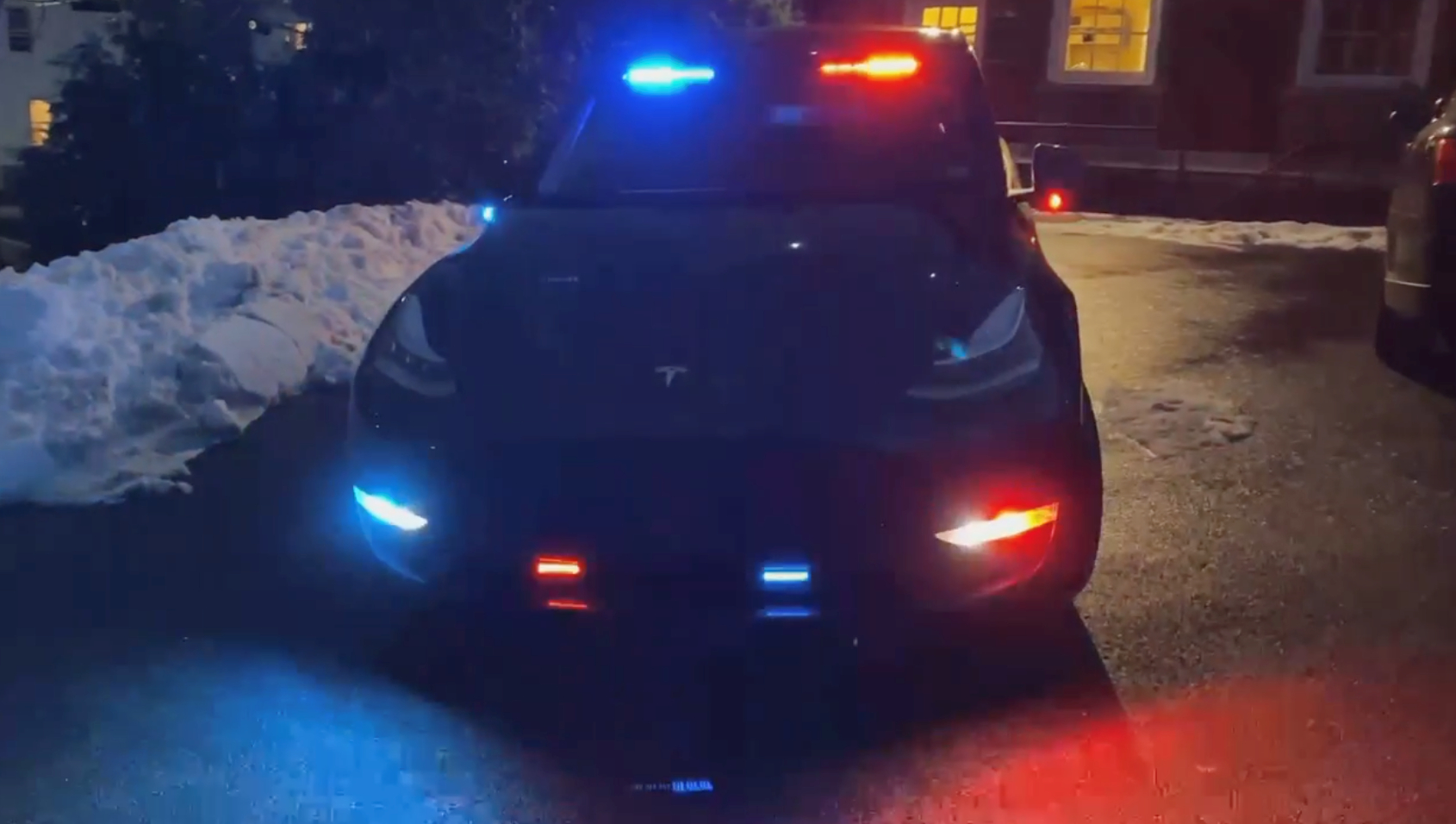 New York City Reveals First Tesla Model Y Police Car