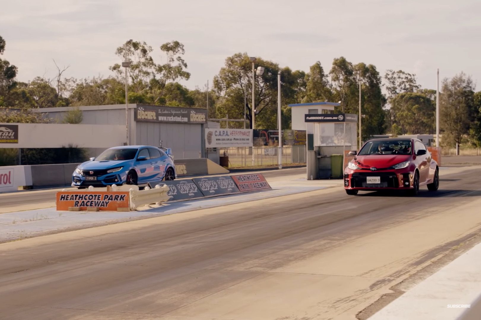 Drag Race: Toyota GR Yaris vs. Honda Civic Type R