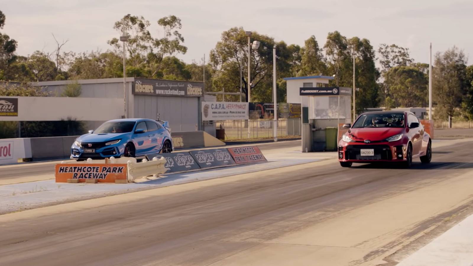 Drag Race: Toyota GR Yaris vs. Honda Civic Type R