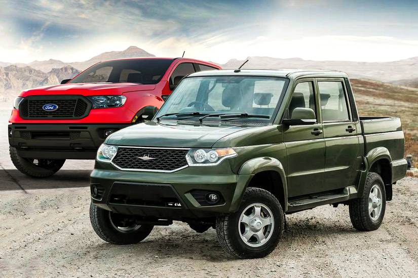 How Does This Russian Truck Compare To The Ford Ranger?