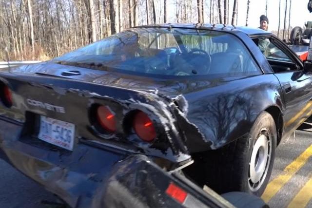 New C4 Corvette Owner Crashes After Just One Week