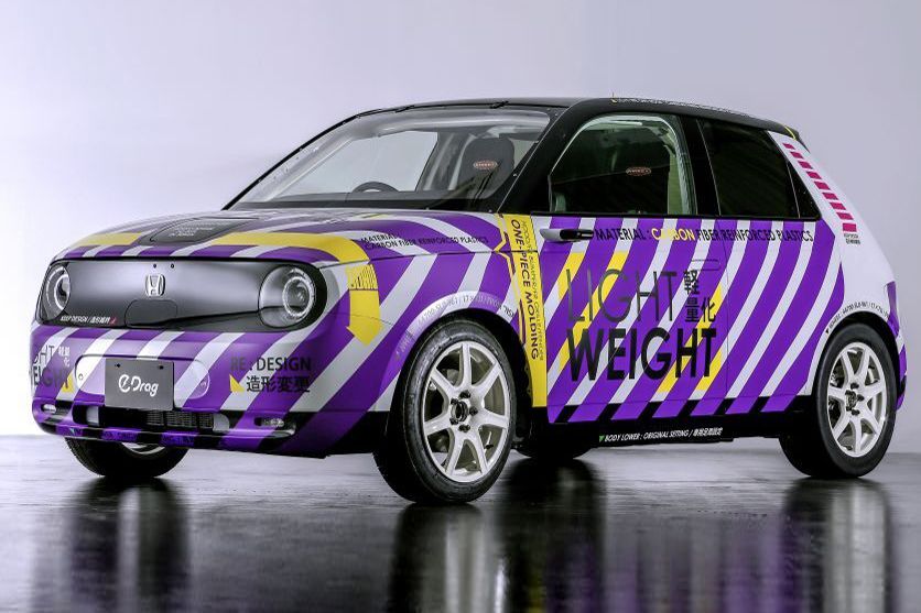 Honda Reveals First Electric Drag Racer