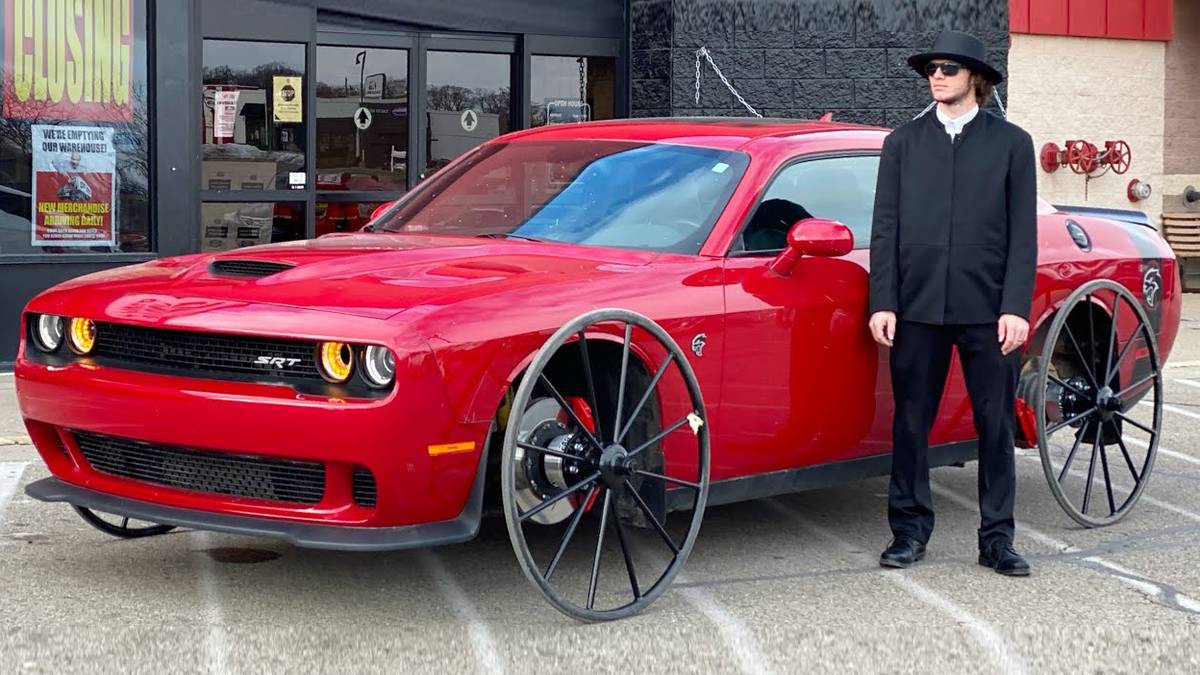 Meet The HellBuggy: A Dodge Challenger Hellcat With Amish Roots