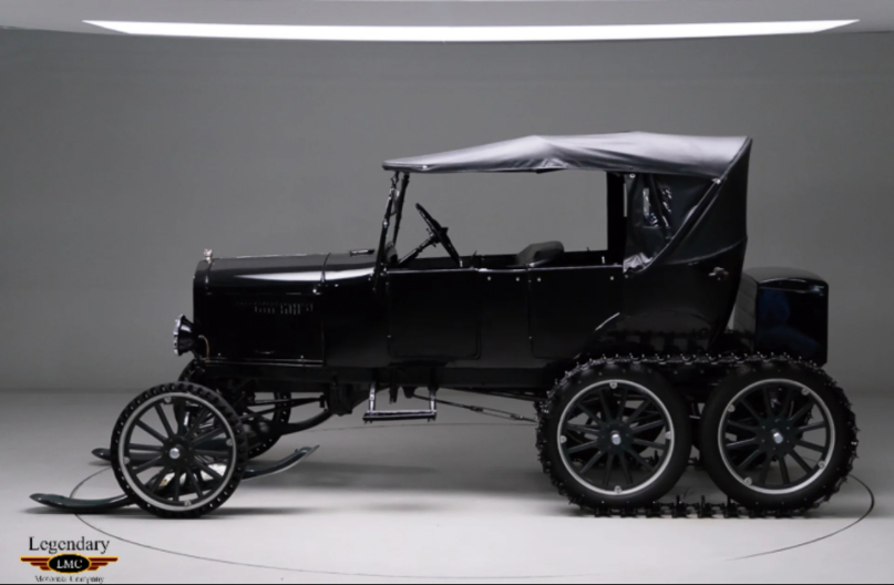 The Ford Model T Snowmobile Is Snow Joke