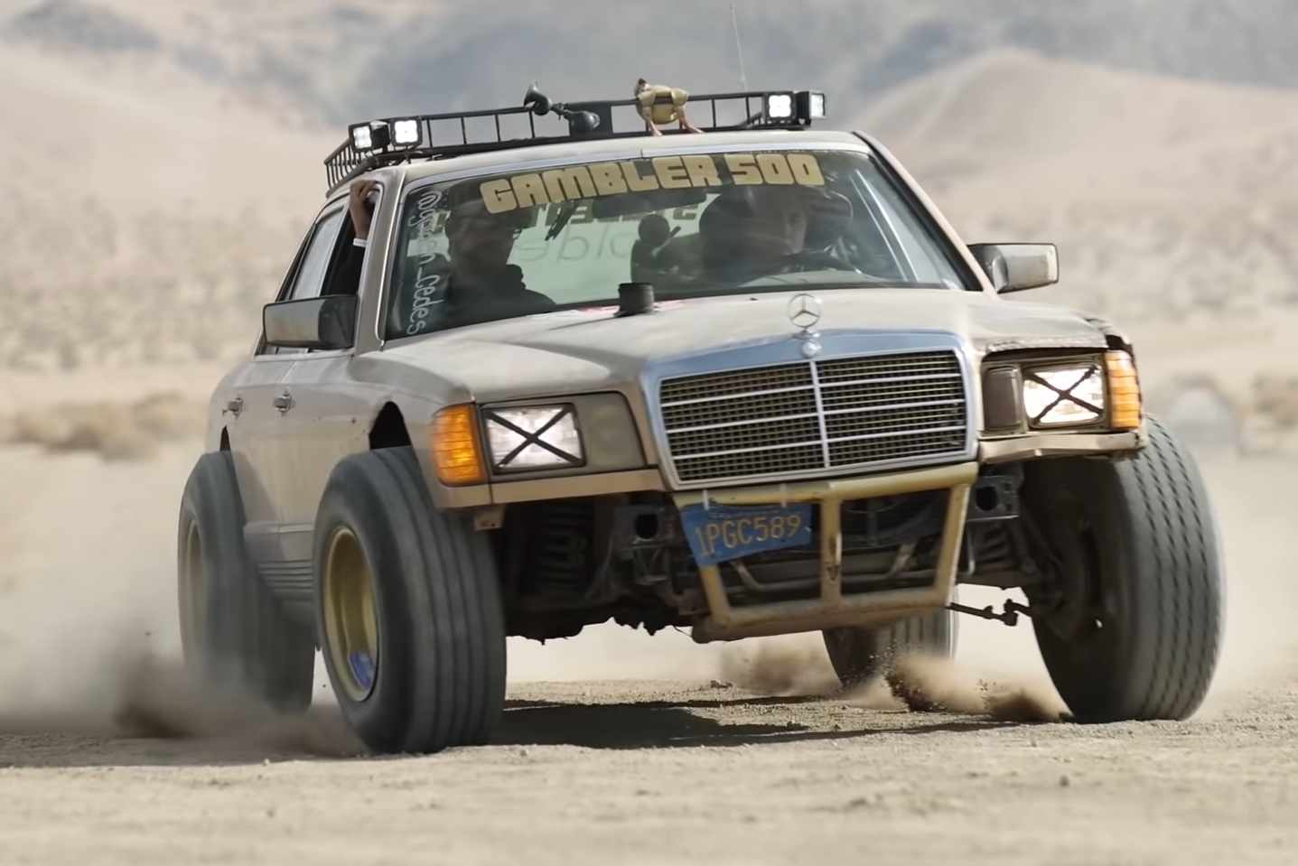 Wrecked Mercedes S-Class Transformed Into Rally Warrior