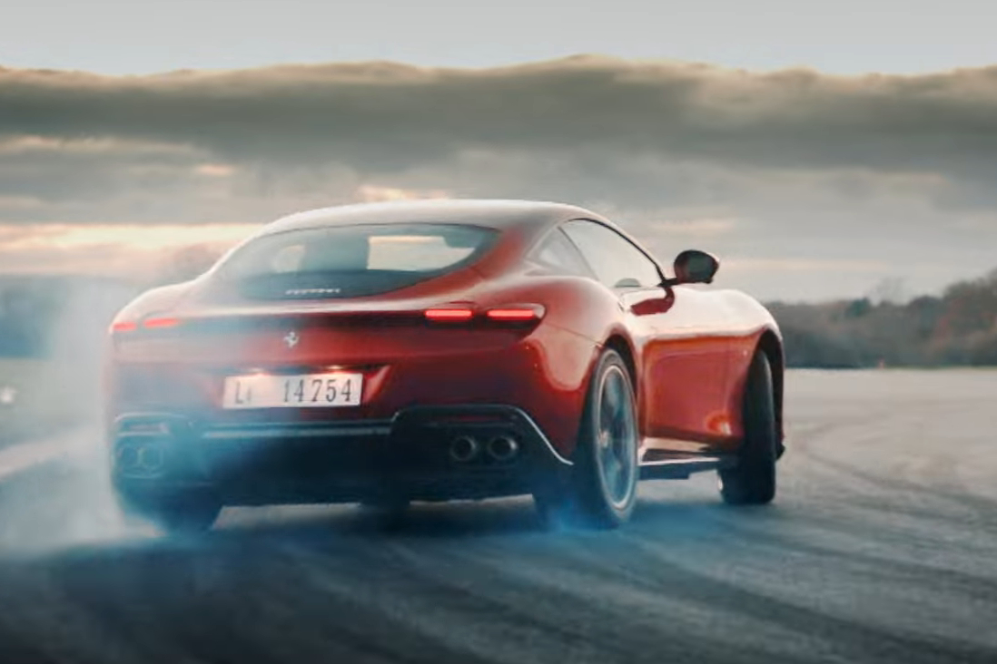 Watch Chris Harris Drift A Ferrari Roma In New Top Gear Trailer