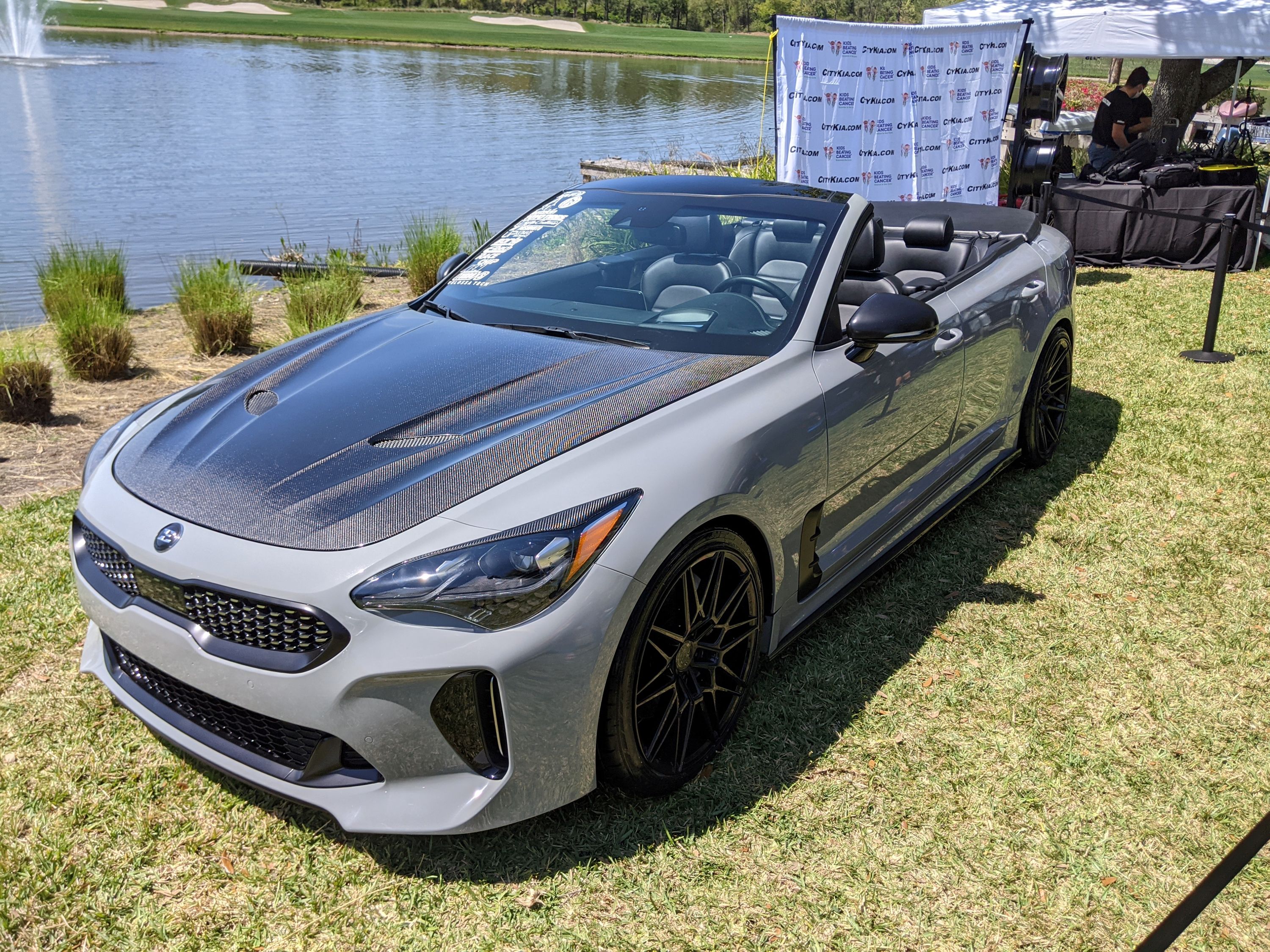 World's Only Kia Stinger Convertible Looks Sensational