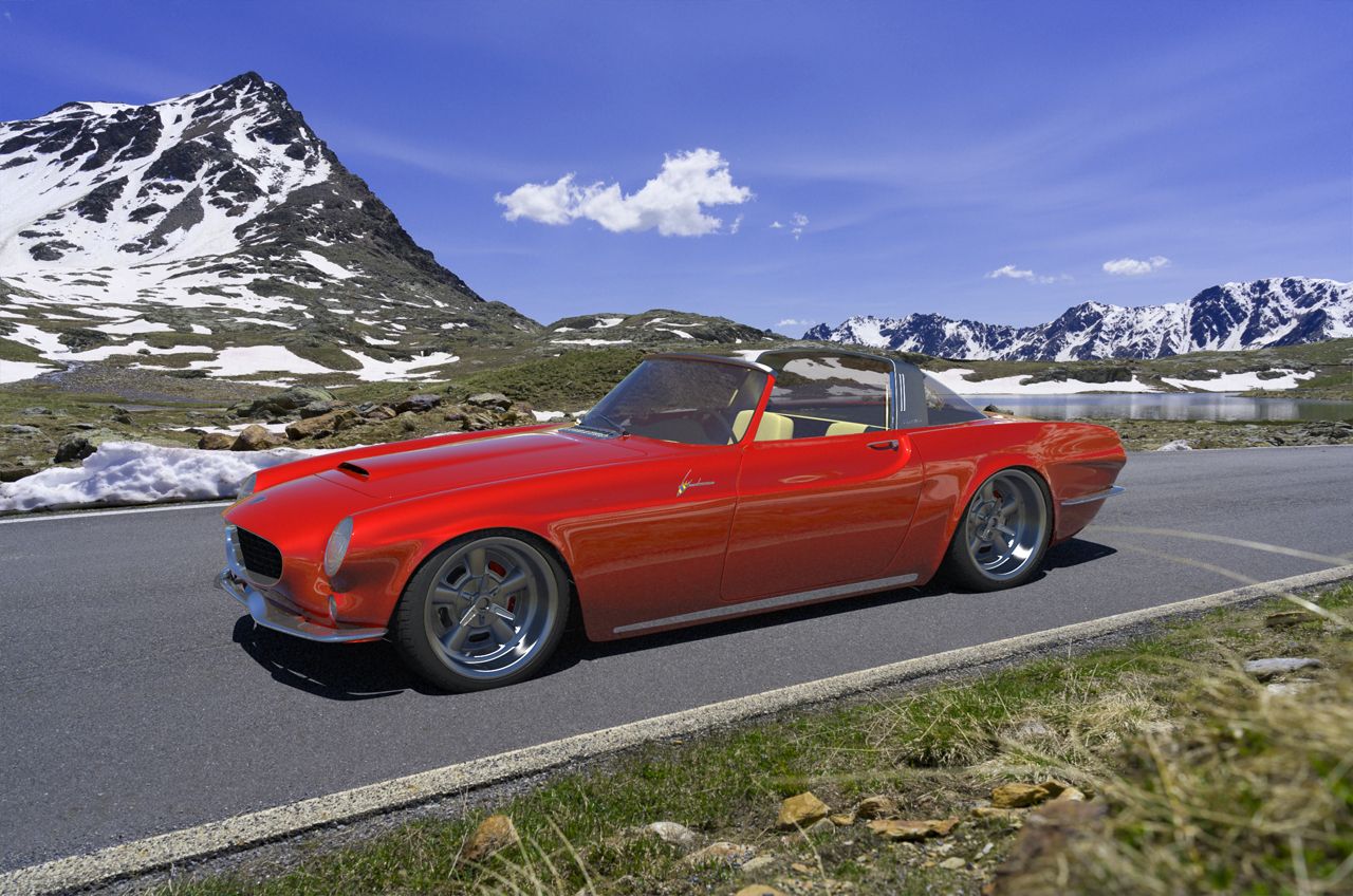 This Corvette-Powered Volvo Has A Porsche Targa Roof