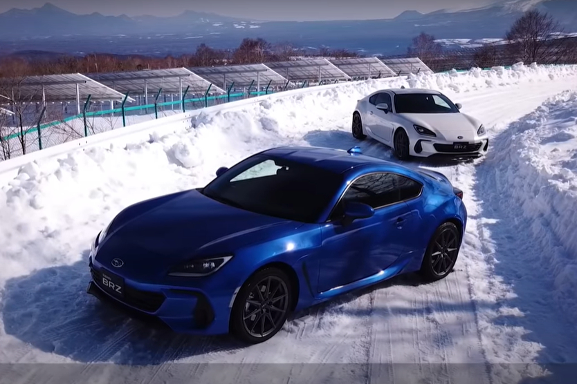 Watch The New Subaru BRZ Go Sideways In The Snow