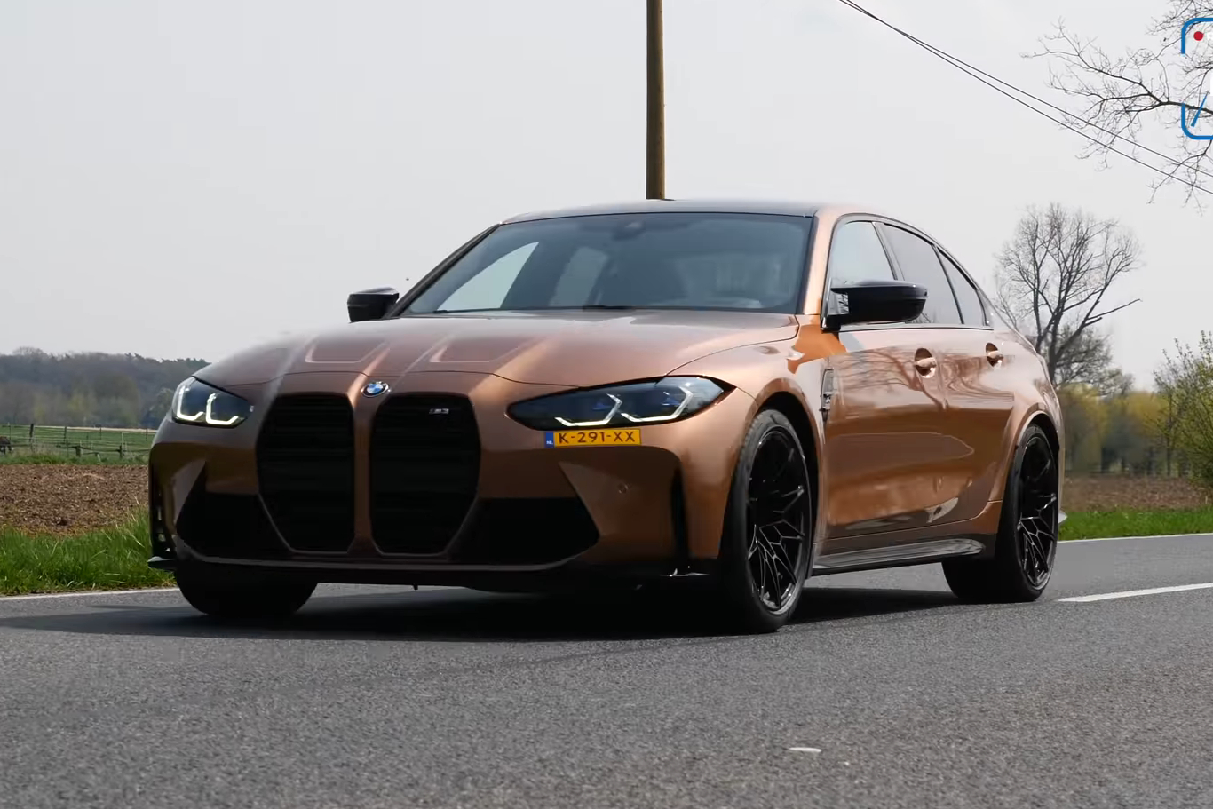 Watch A Manual 2022 Bmw M3 Max Out At 180 Mph
