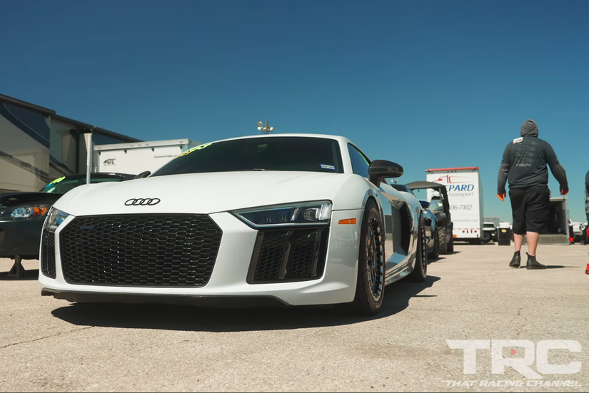 This Stock-Engine Audi R8 Makes 1,300 HP