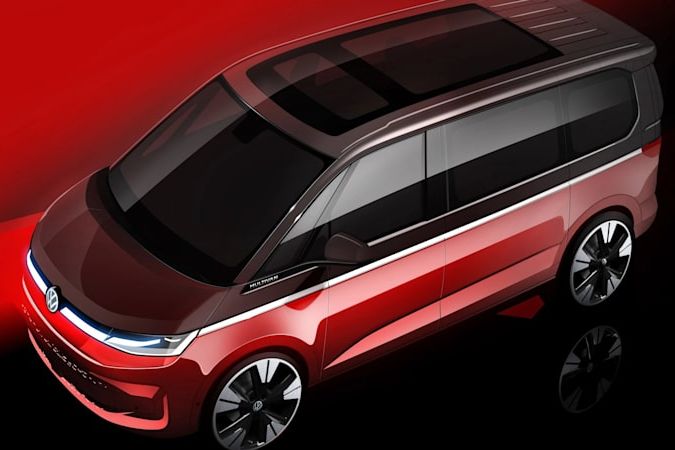 Volkswagen Teases T7 Van In Two-Tone Paint