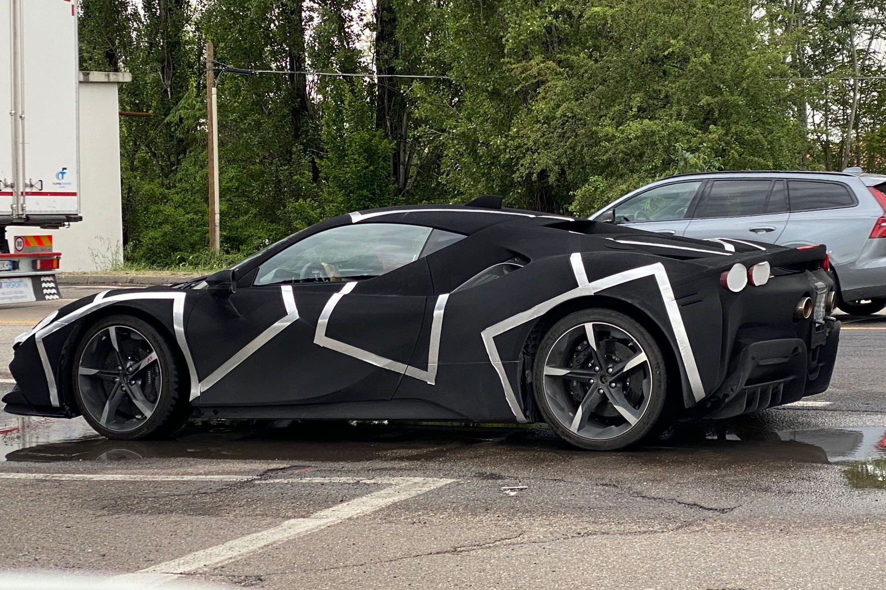 Spied! Ferrari's New V6-Powered Hybrid Supercar