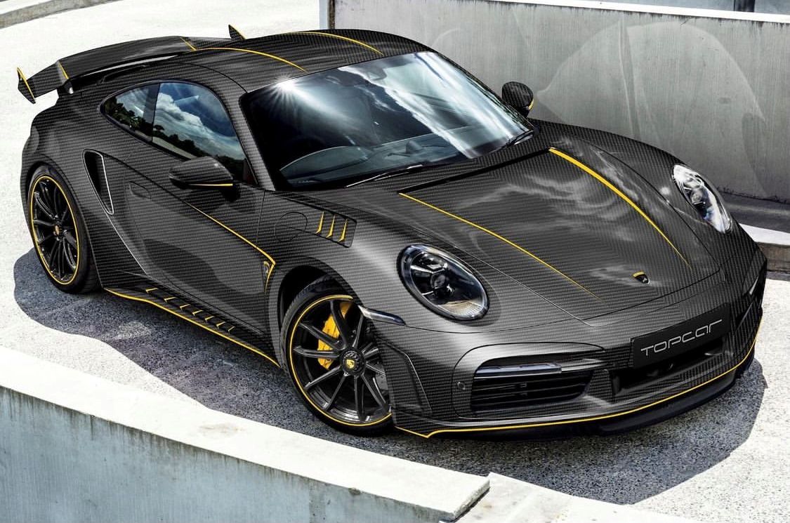 This Carbon Fiber Porsche 911 Turbo Looks Nuts