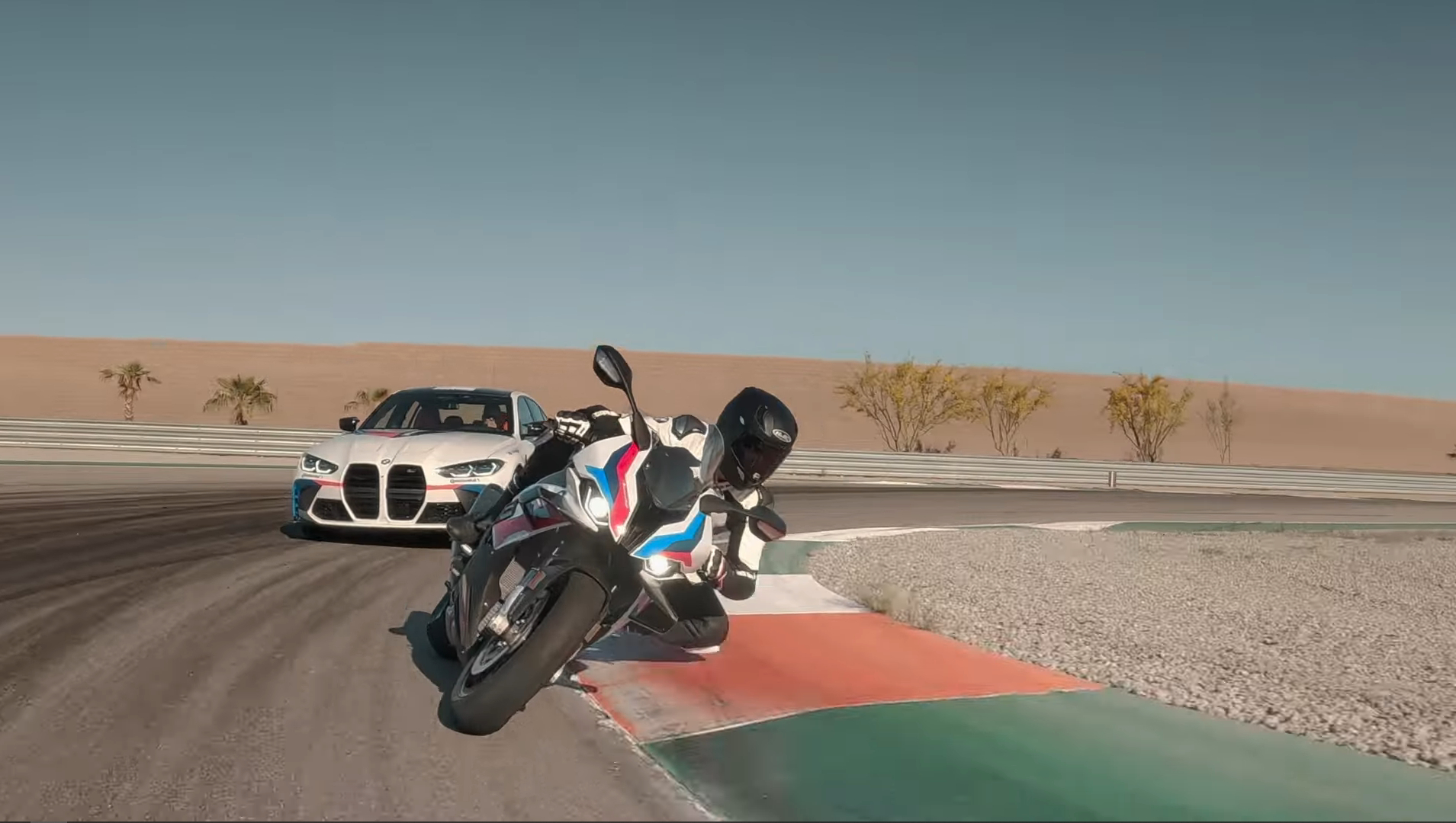 BMW M's First-Ever Motorcycle Looks Epic Alongside The M3