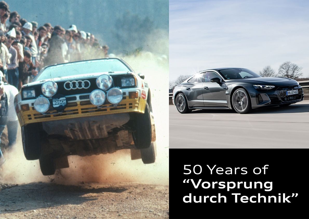 Audi Celebrates 50 Years Of "Vorsprung durch Technik"