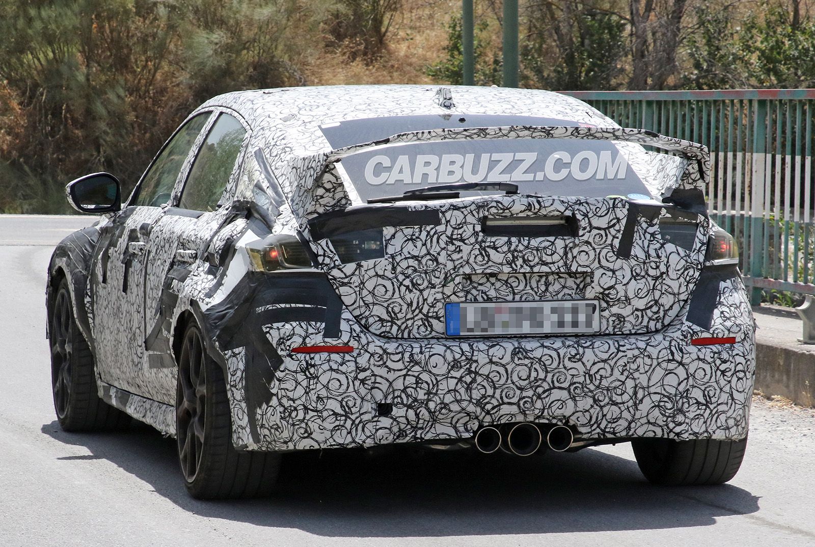 New Honda Civic Type R Spied With Redesigned Rear Wing