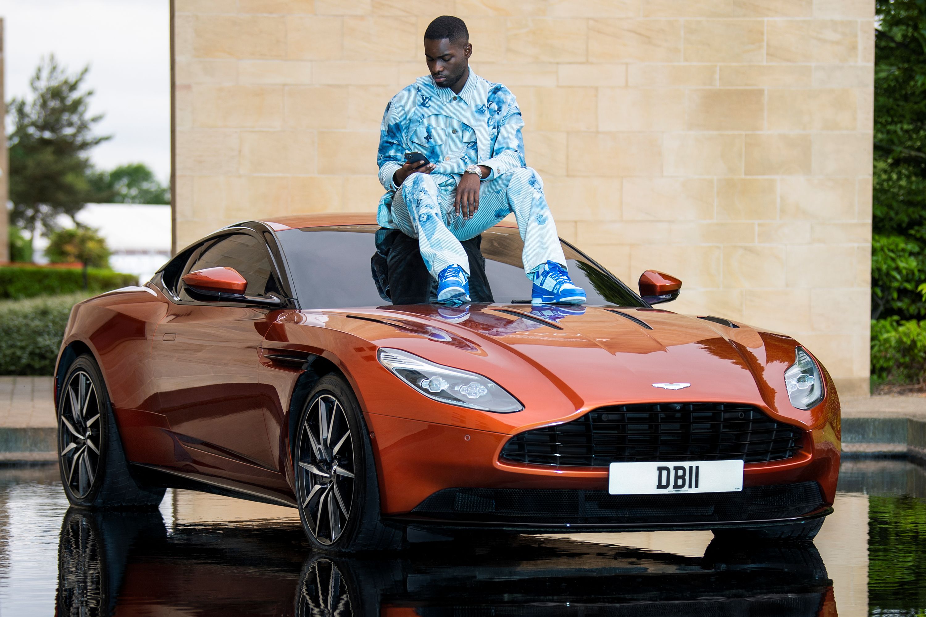 UK Rappers Santan Dave And Stormzy Invade Aston Martin HQ