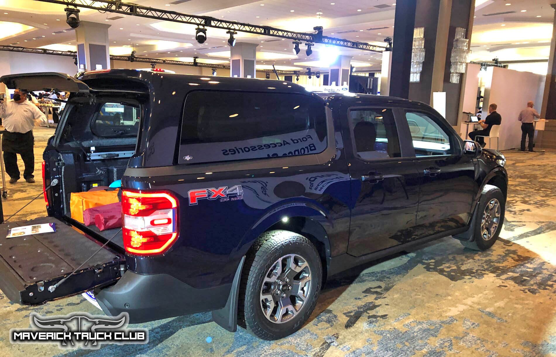 Ford Maverick With Bed Cap Topper Gives It A Whole New Look