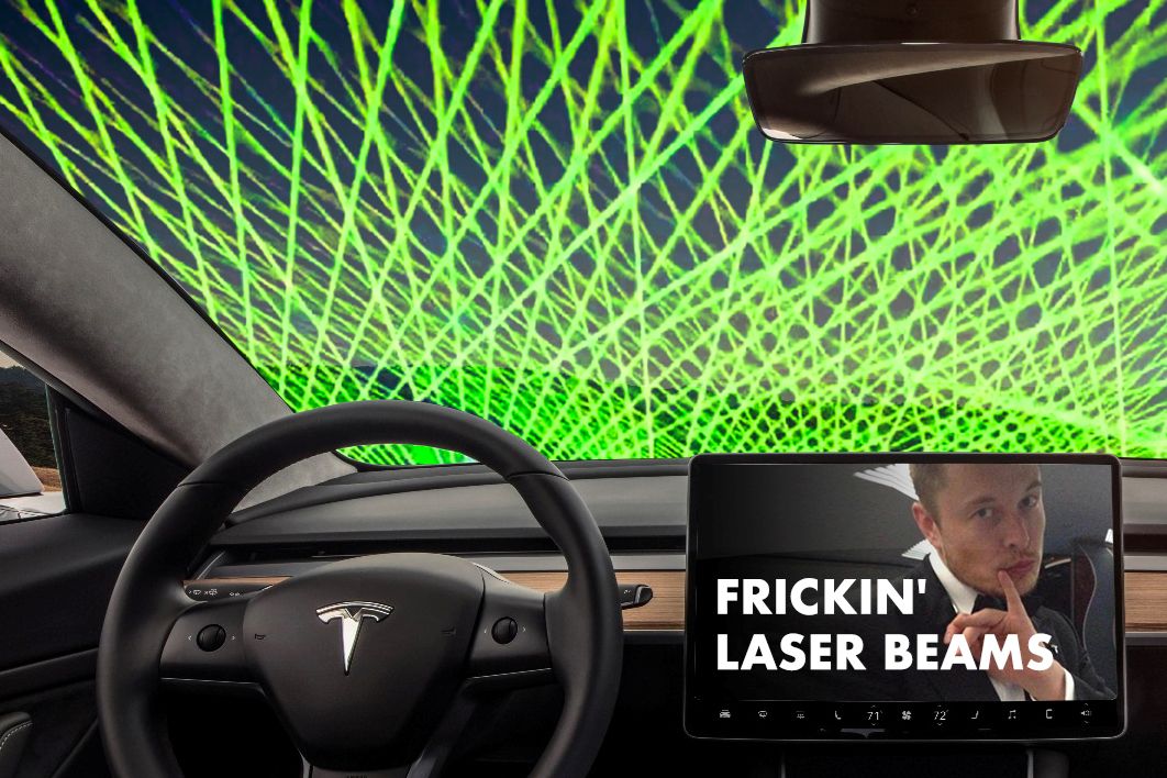 Tesla's Wild Laser Windshield Wiper Patent Has Been Approved