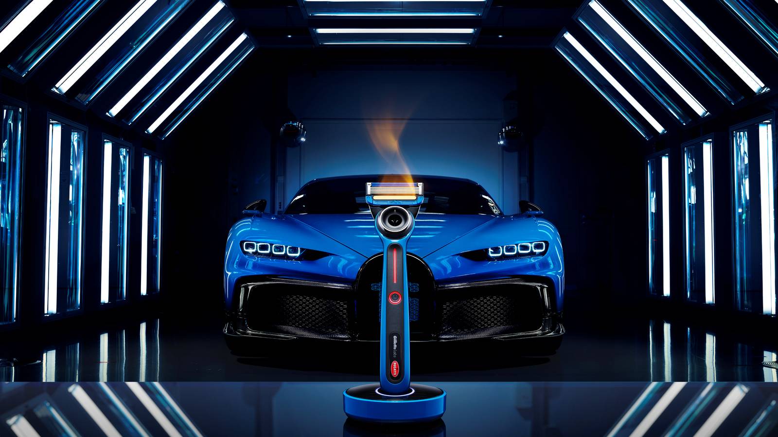 Bugatti Creates Razor Blade Inspired By The Chiron Pur Sport