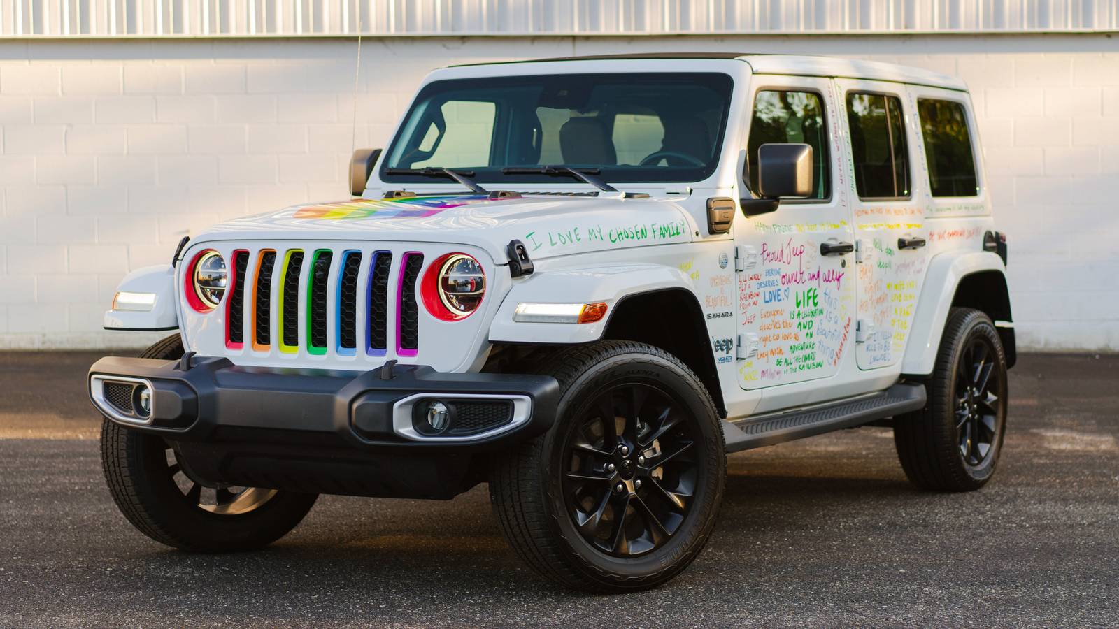 Jeep Wrangler 4xe Shows Its Electrified LGBTQ Pride