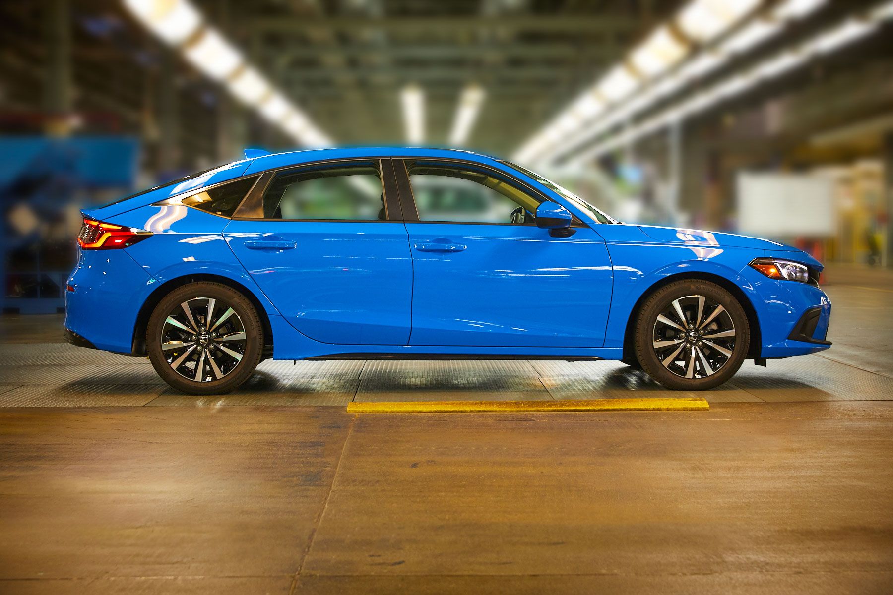 Honda Begins Production Of Civic Hatchback In The US