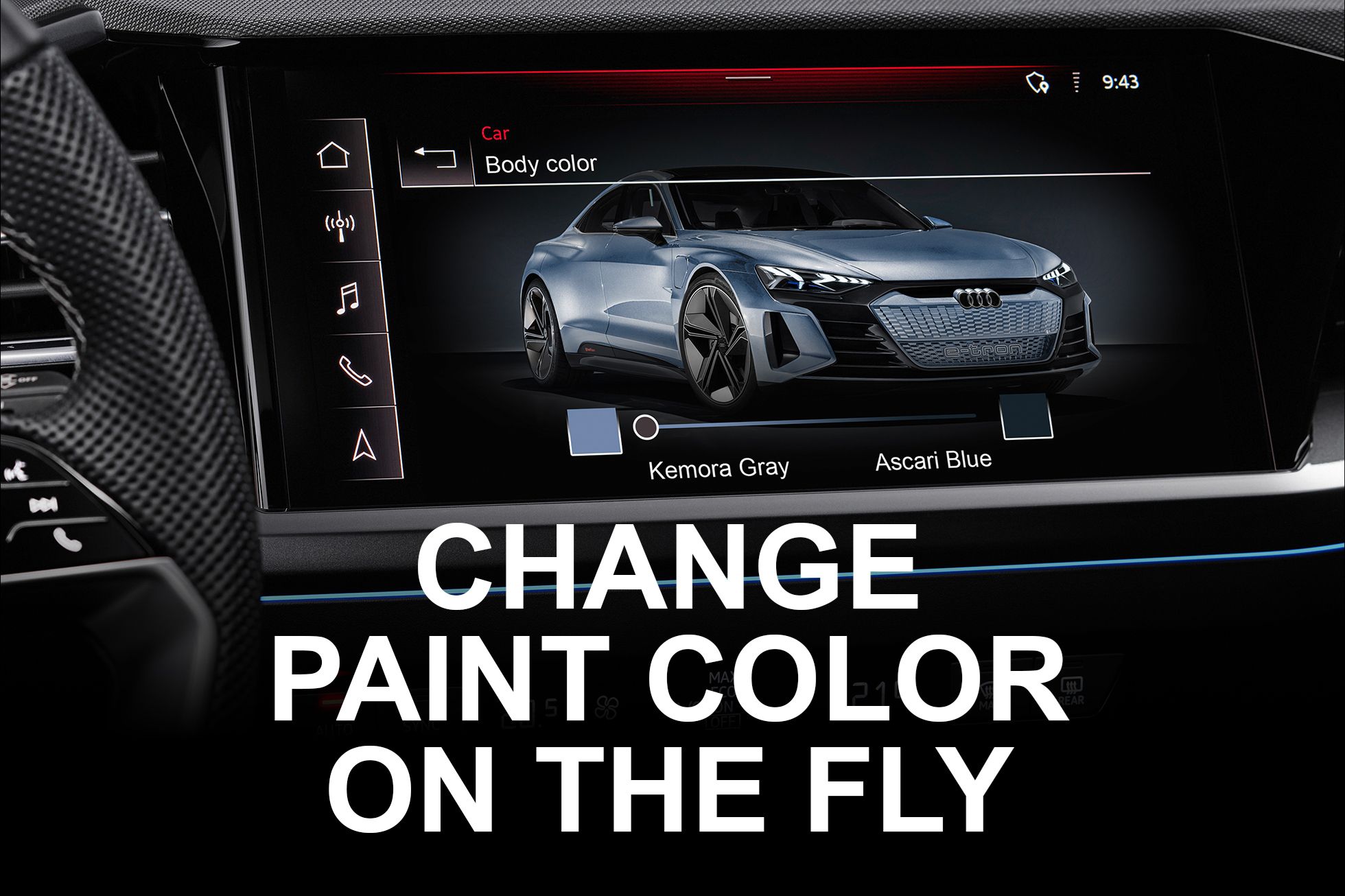 Audi Develops Revolutionary Color-Changing Paint Tech