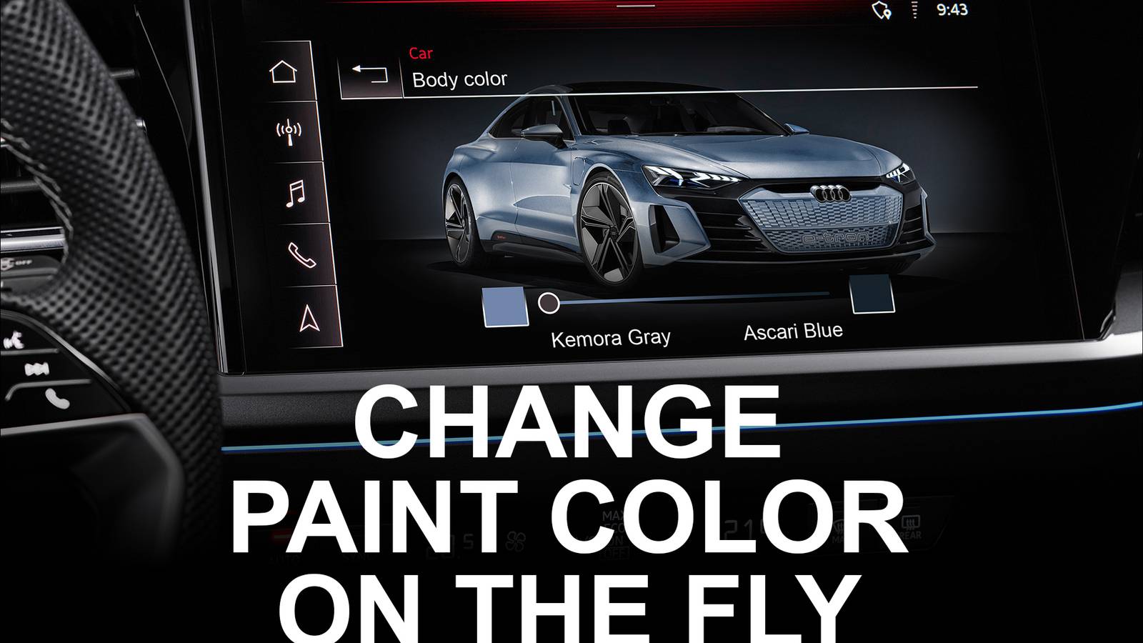 Audi Develops Revolutionary Color-Changing Paint Tech