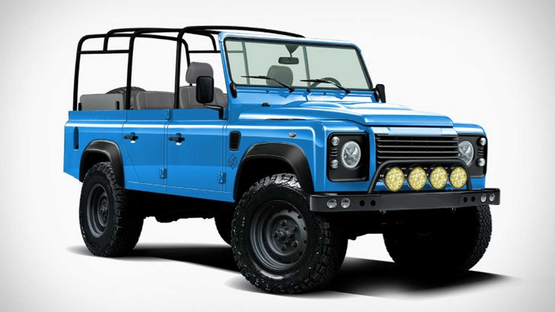 This Land Rover Defender Is Actually A Jeep Wrangler In Disguise