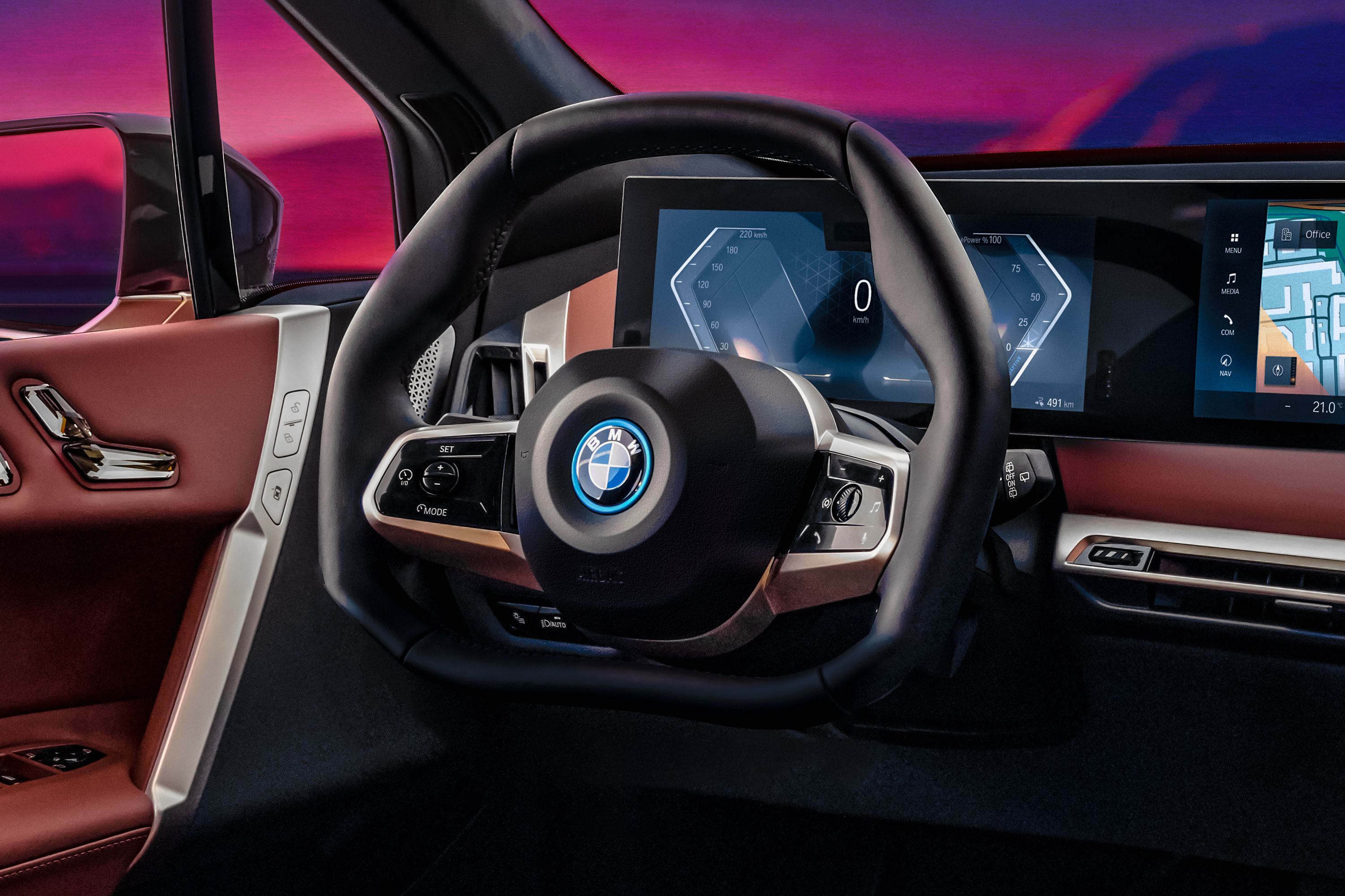 Steering Wheel Concept Car Design Focus On The 'X' Steering Wheel Of