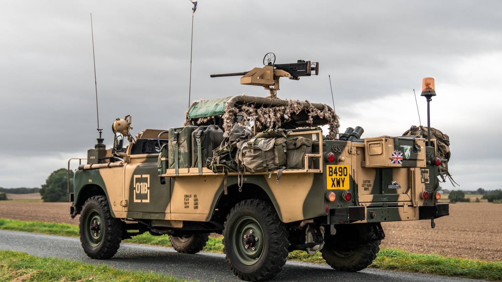 This Crazy Machine Gun Land Rover Is Street Legal
